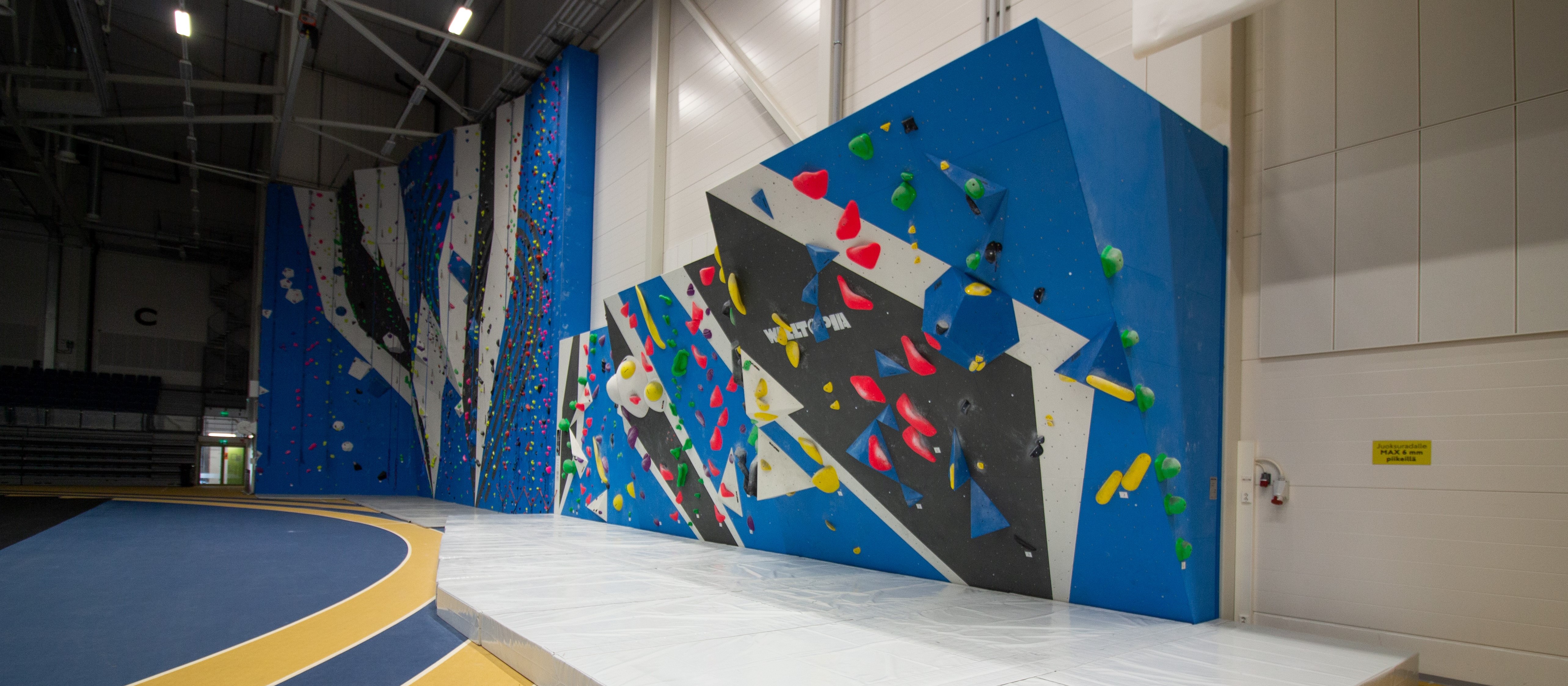 Seinäkiipeily ja boulderointi - Saimaa Stadiumi